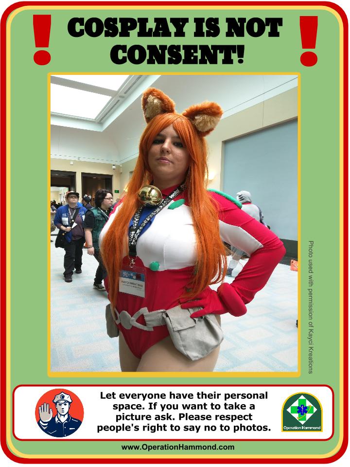 Cosplay Is Not Consent Operation Hammond